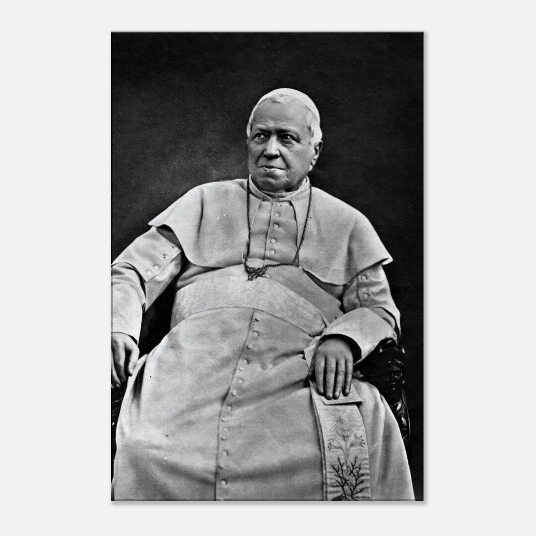 Pope Pius IX Canvas - Etsy