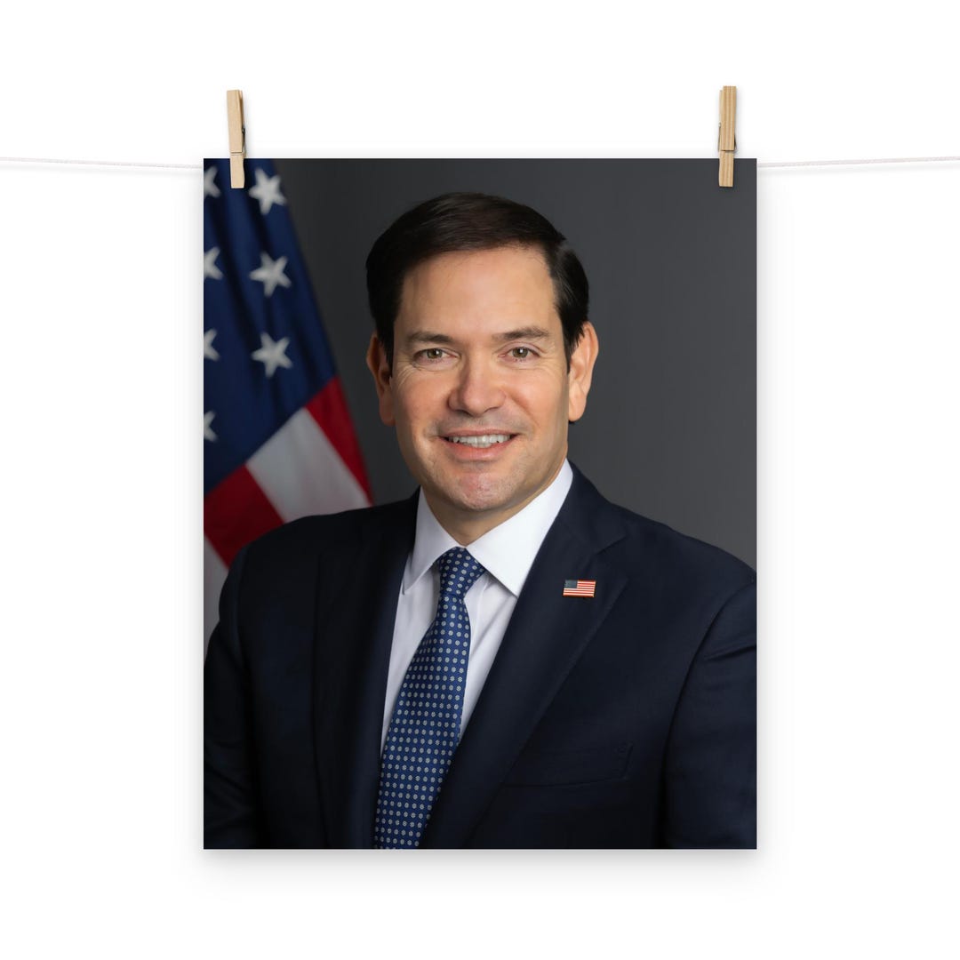 Marco Rubio Official Portrait Matte Poster - Etsy