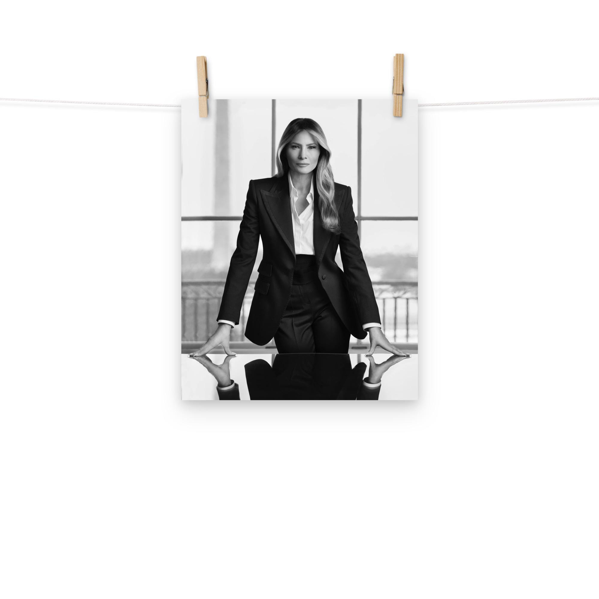 First Lady Melania Trump Official Portrait 2025 Luster Photo Poster - Etsy
