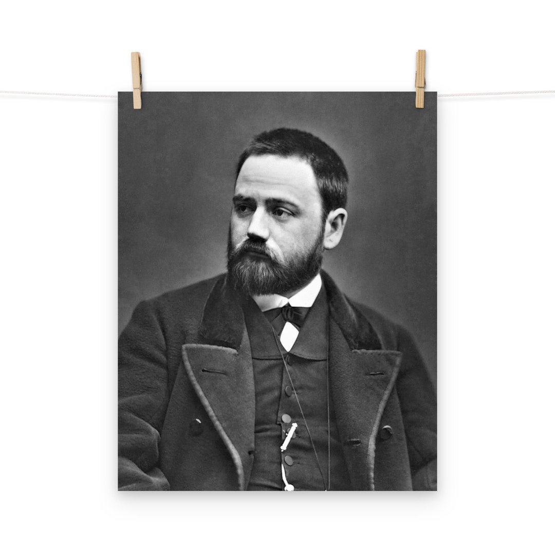 Emile Zola Matte Poster - Etsy