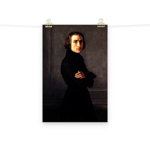 Franz Liszt Matte Poster - Etsy