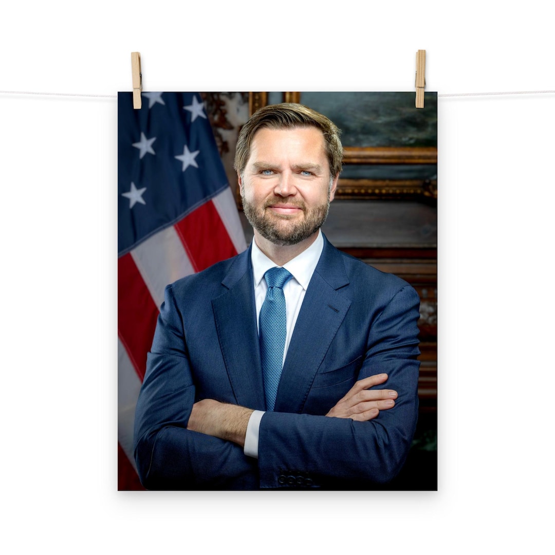 Vice President JD Vance Official Portrait 2025 Luster Photo Poster - Etsy