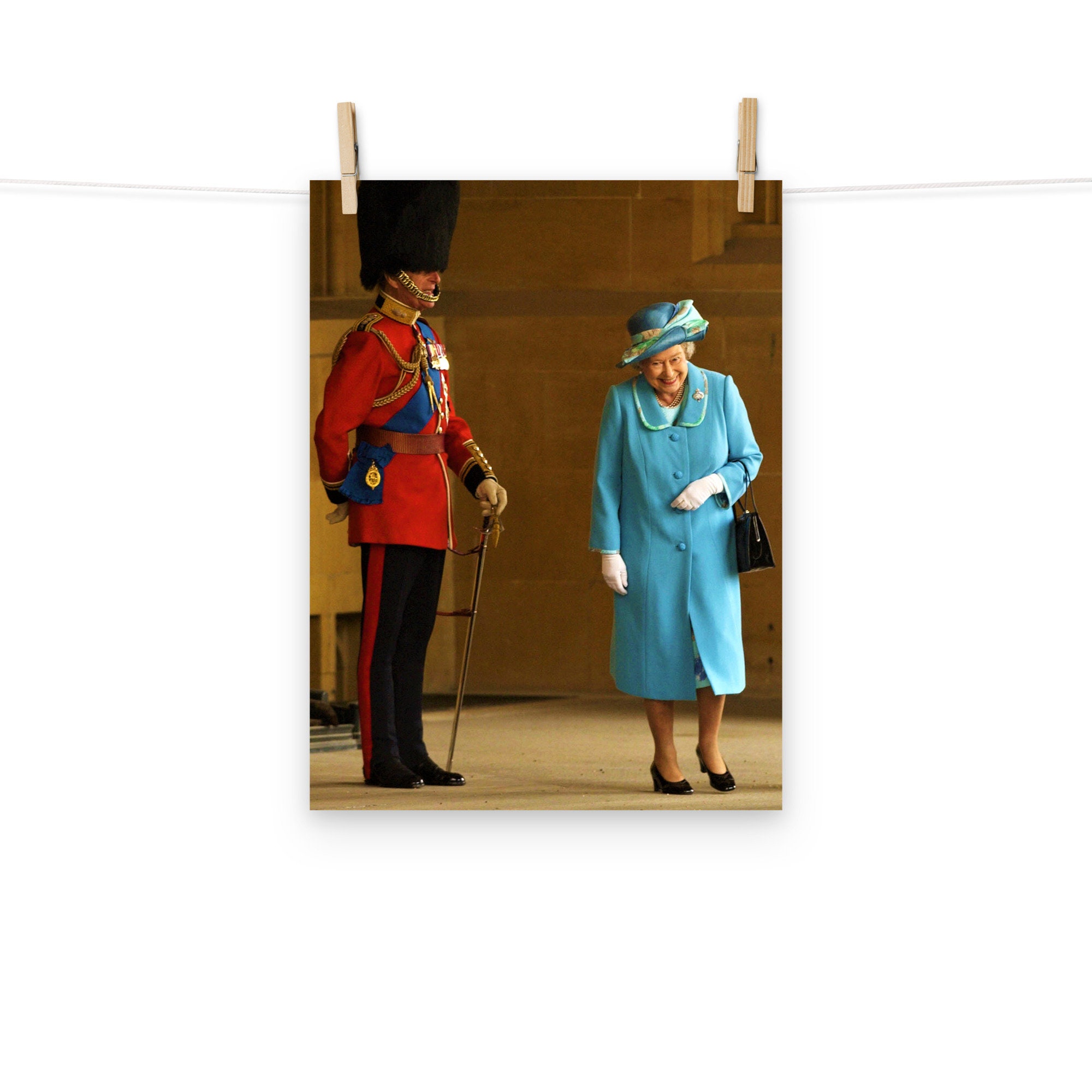 Queen Elizabeth II and Prince Philip Matte Poster - Etsy