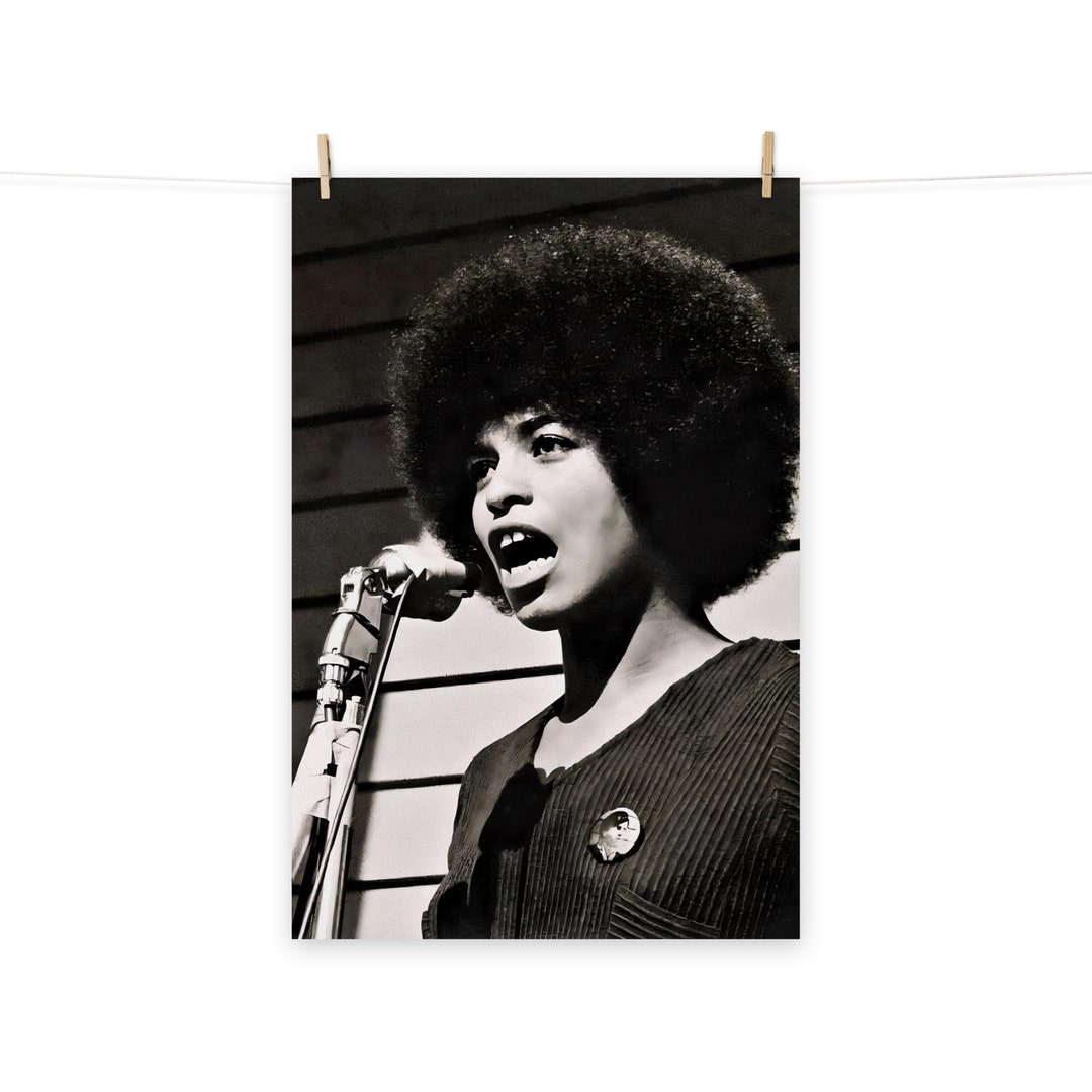 Angela Davis Matte Poster - Etsy