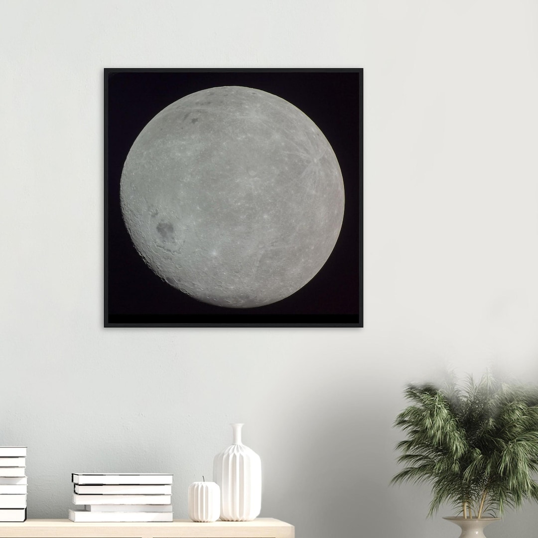 Far Side (dark Side) of the Moon Artemis I Framed Poster - Etsy