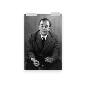 Jorge Luis Borges Matte Poster - Etsy