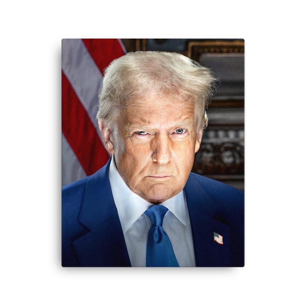 President Donald Trump Official Portrait 2025 Canvas - Etsy