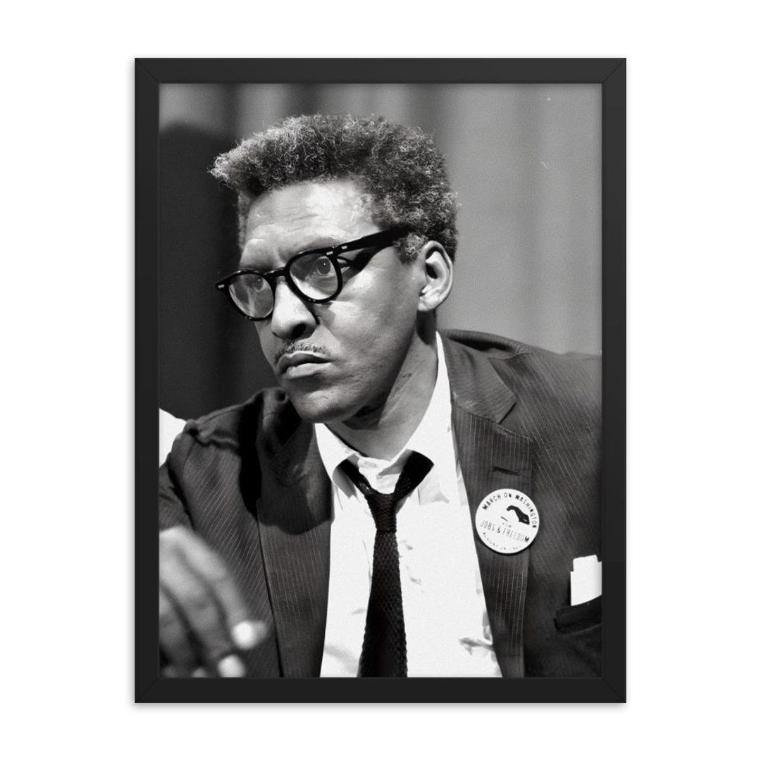Bayard Rustin Framed Poster - Etsy