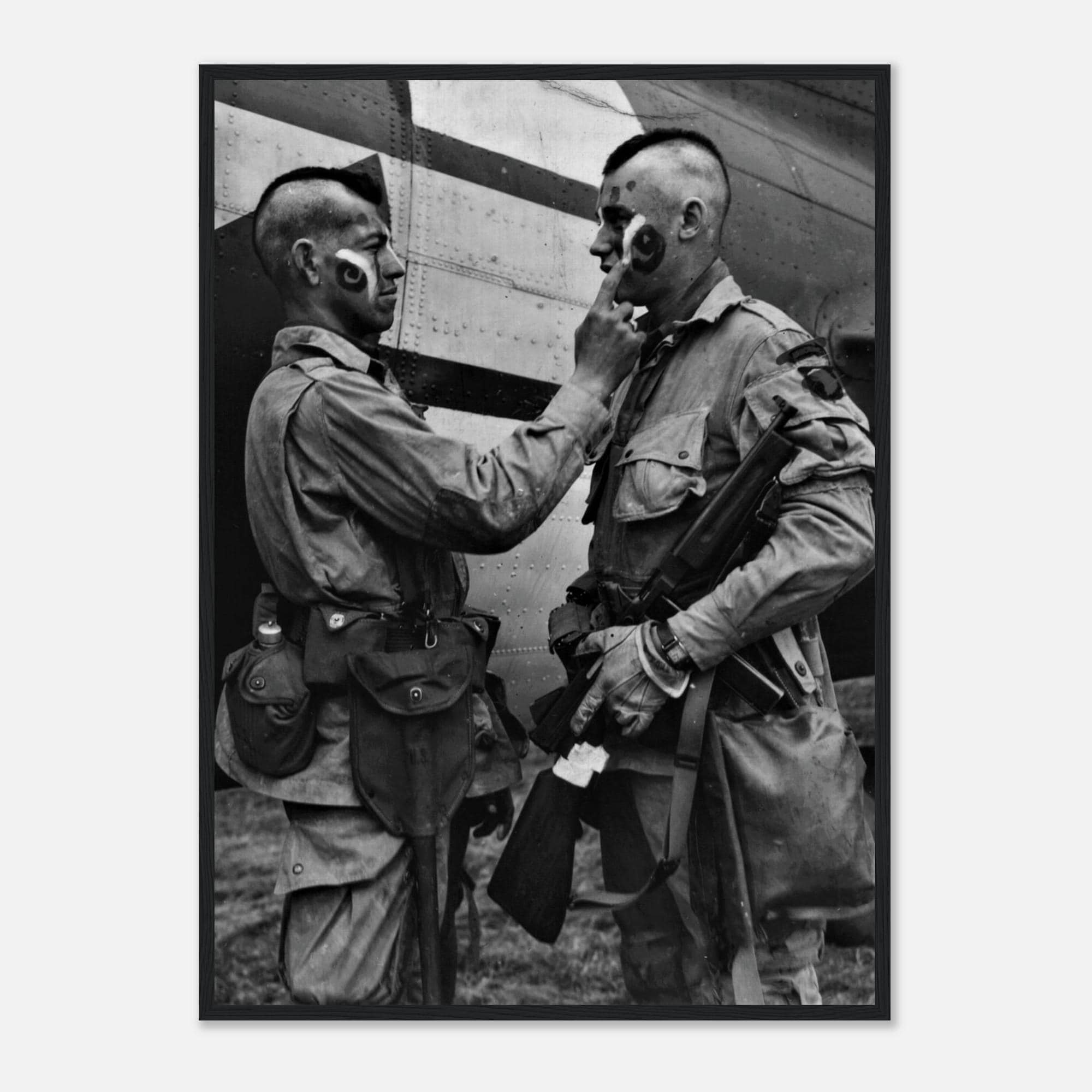 101st Airborne Mohawk Haircut Paratroopers (filthy 13) Framed Poster - Etsy