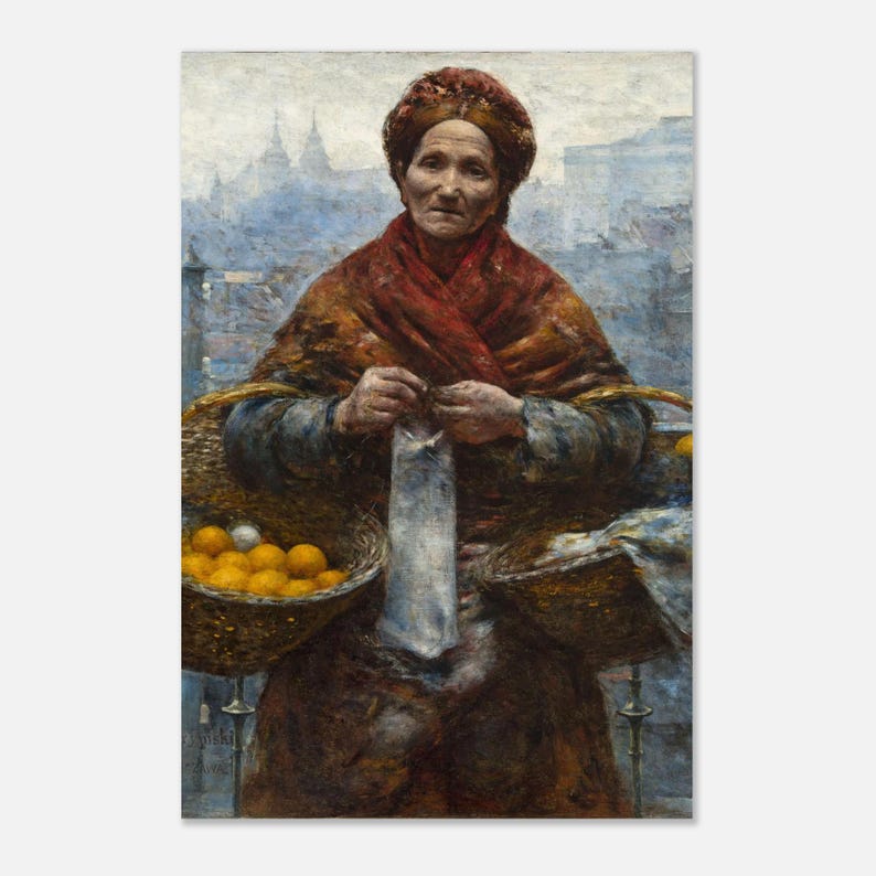 Jewess With Oranges by Aleksander Gierymski Matte Poster - Etsy