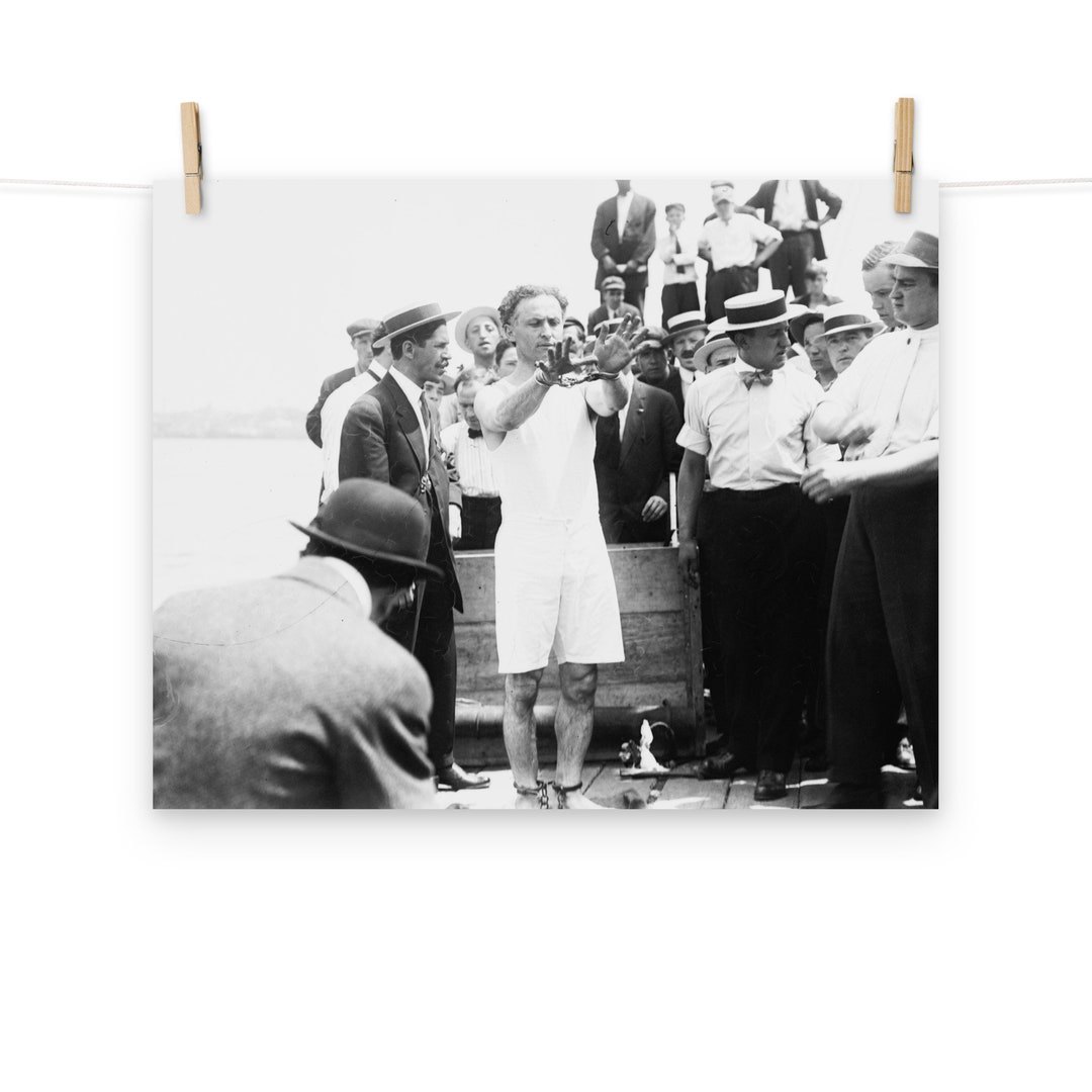 Harry Houdini Matte Poster - Etsy