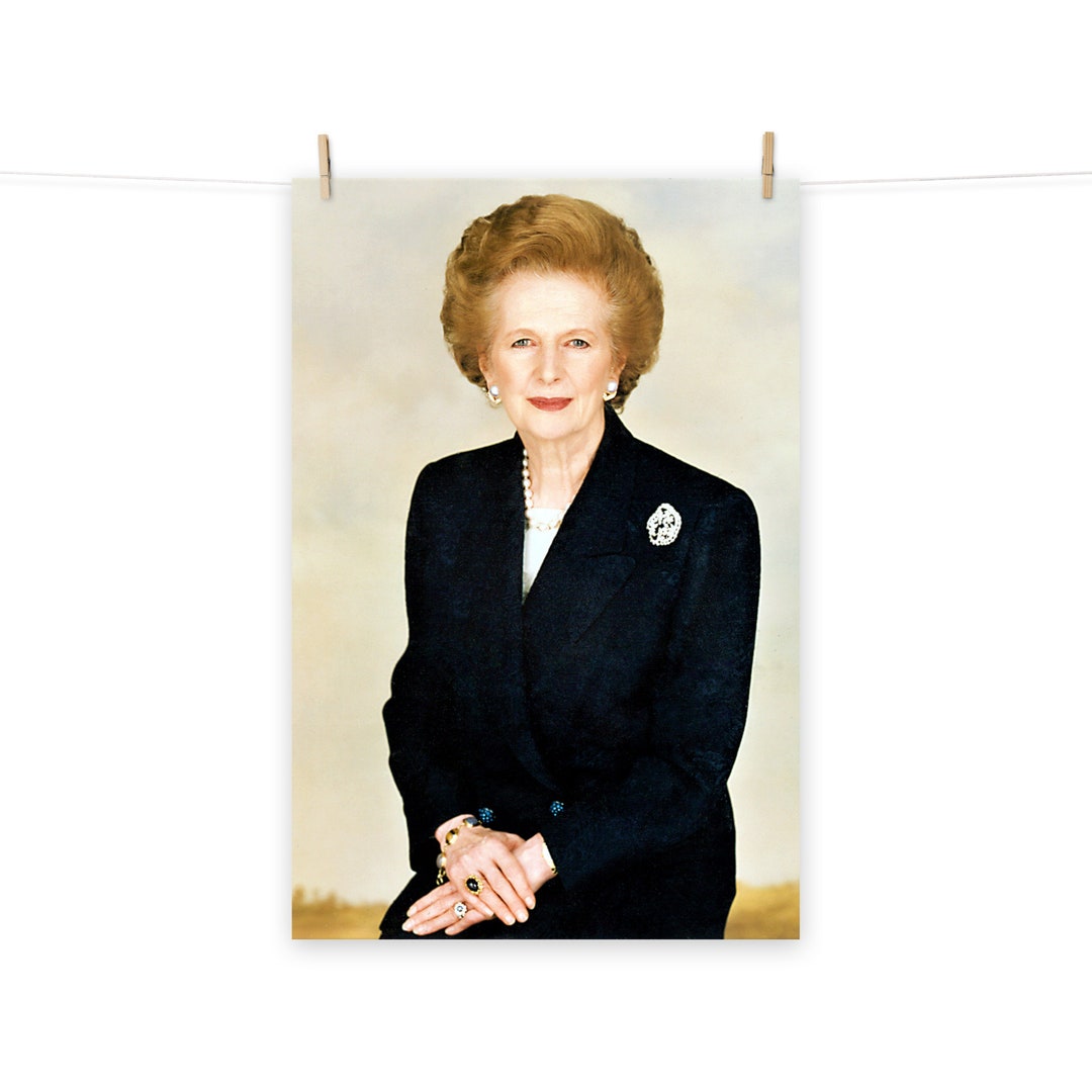 Prime Minister Margaret Thatcher Matte Poster - Etsy