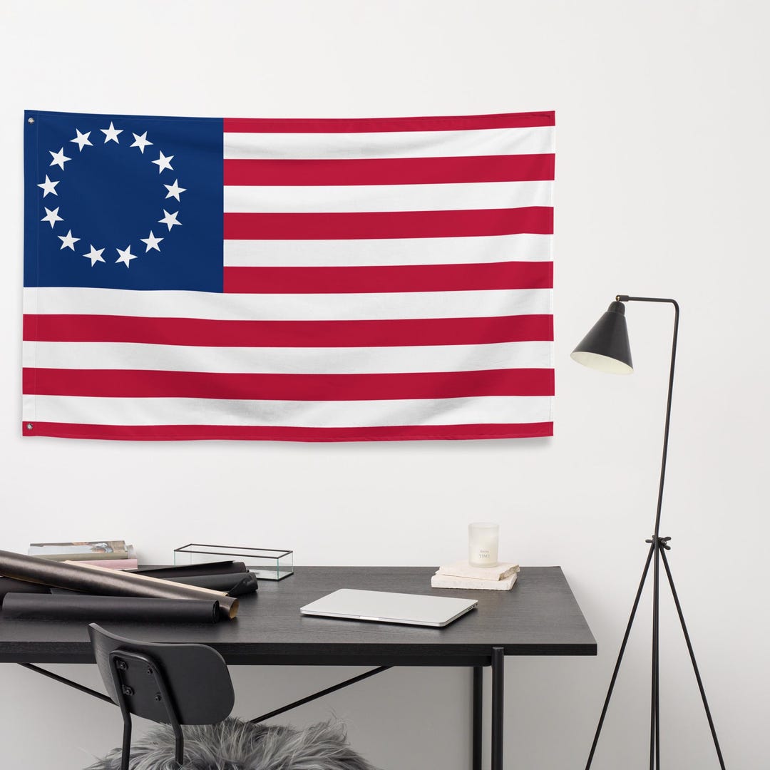 Betsy Ross Wall Flag - Etsy