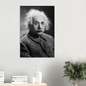 Albert Einstein Matte Poster - Etsy