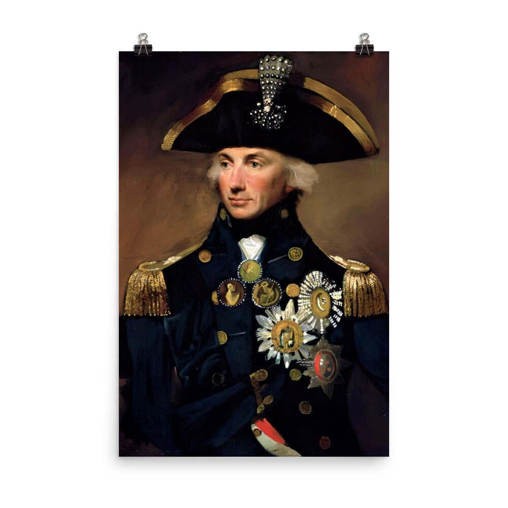 Horatio Nelson Admiral Lord Nelson Matte Poster - Etsy