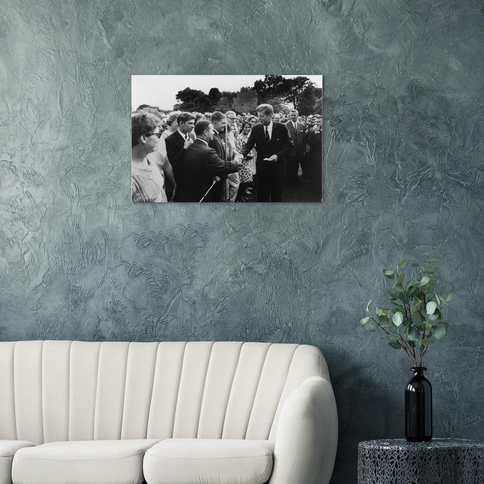 John F. Kennedy Greets Peace Corps Volunteers Matte Poster - Etsy