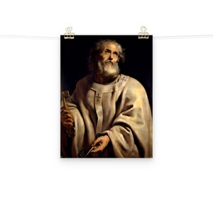Saint Peter by Peter Paul Rubens Matte Poster - Etsy