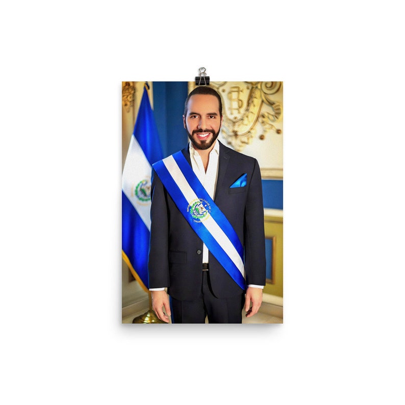 Nayib Bukele Official Portrait Matte Poster - Etsy
