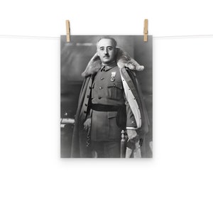 Caudillo Francisco Franco Matte Poster - Etsy
