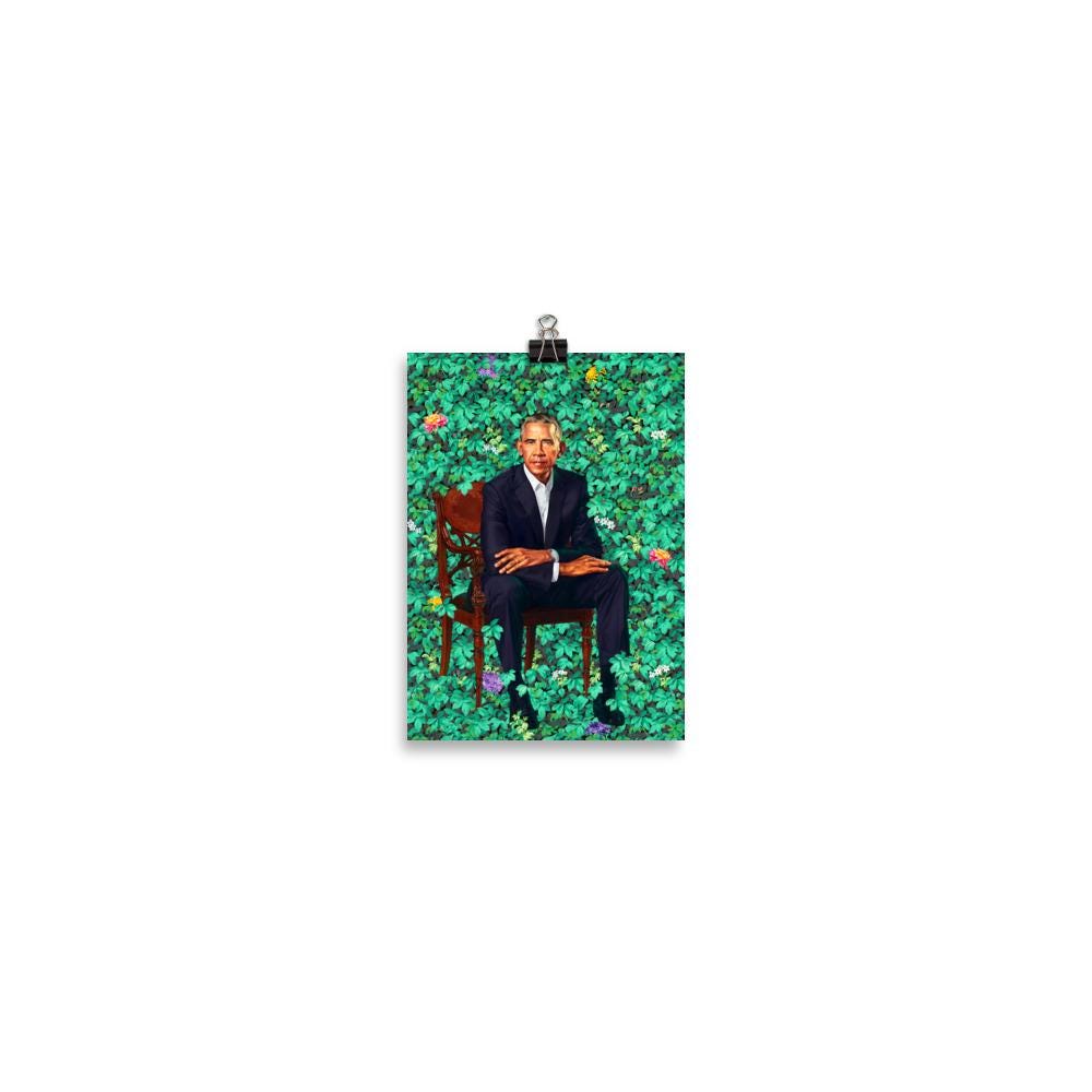 President Barack Obama by Kehinde Wiley Poster - Etsy