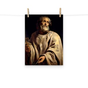 Saint Peter by Peter Paul Rubens Matte Poster - Etsy