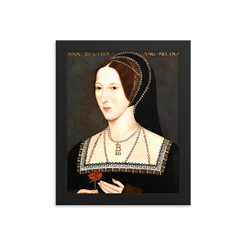 Anne Boleyn Framed Poster - Etsy