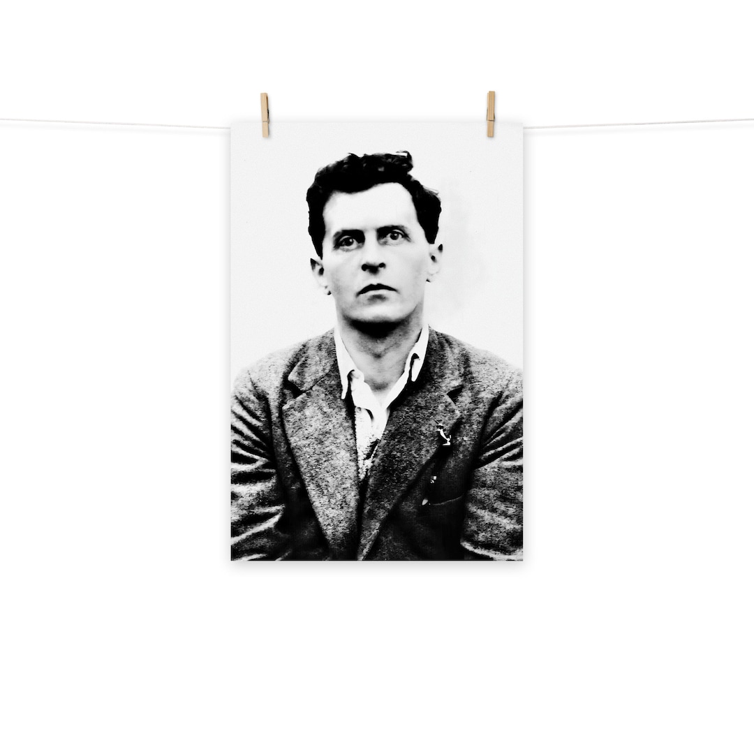 Ludwig Wittgenstein Matte Poster - Etsy
