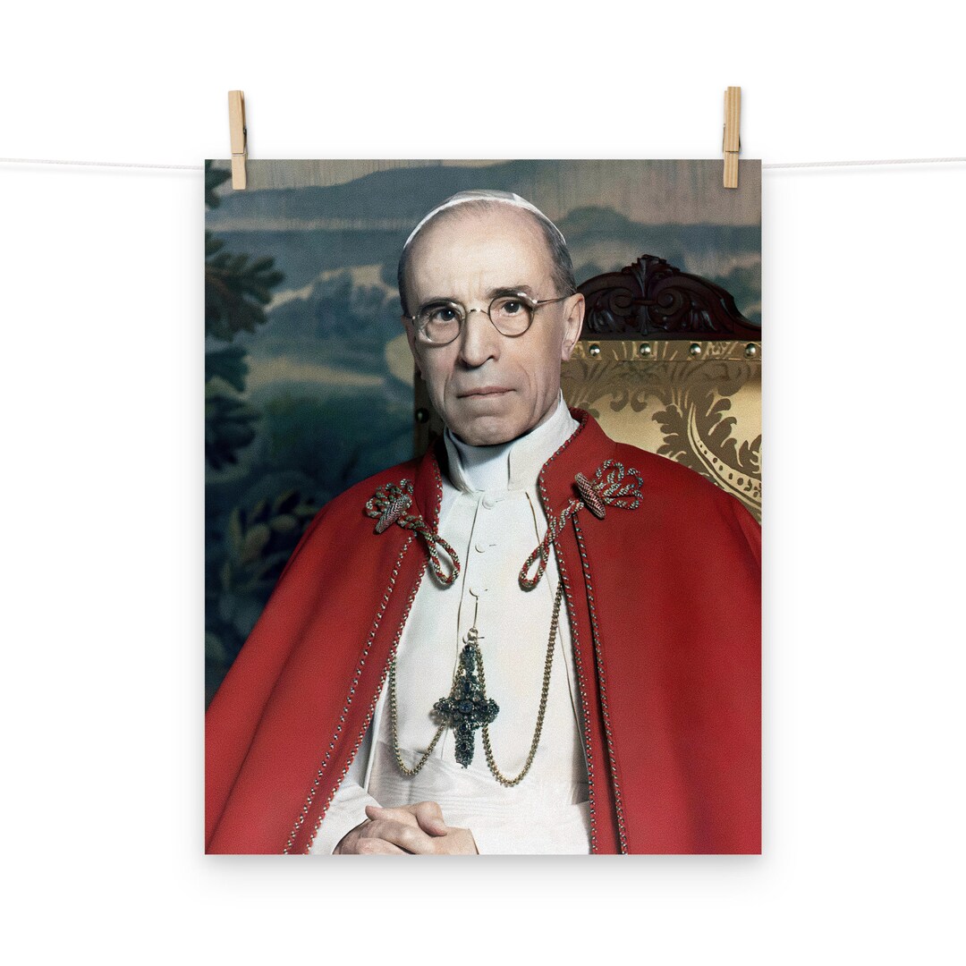 Pope Pius XII Matte Poster - Etsy
