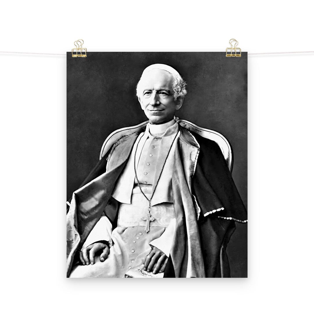 Pope Leo XIII Matte Poster - Etsy