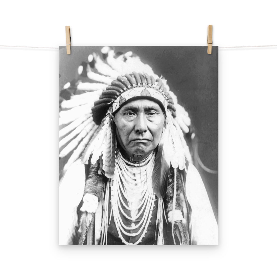 Chief Joseph Matte Poster - Etsy