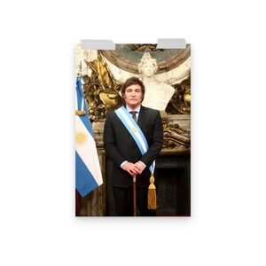 Javier Milei Official Portrait Matte Poster - Etsy