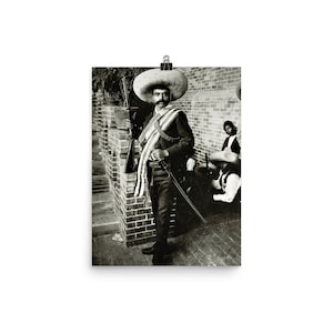 Emiliano Zapata Matte Poster - Etsy