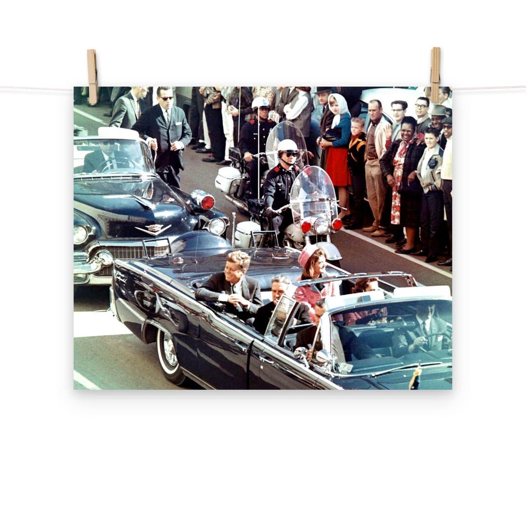 John F. Kennedy Limousine in Dallas (november 22, 1963) Matte Poster - Etsy