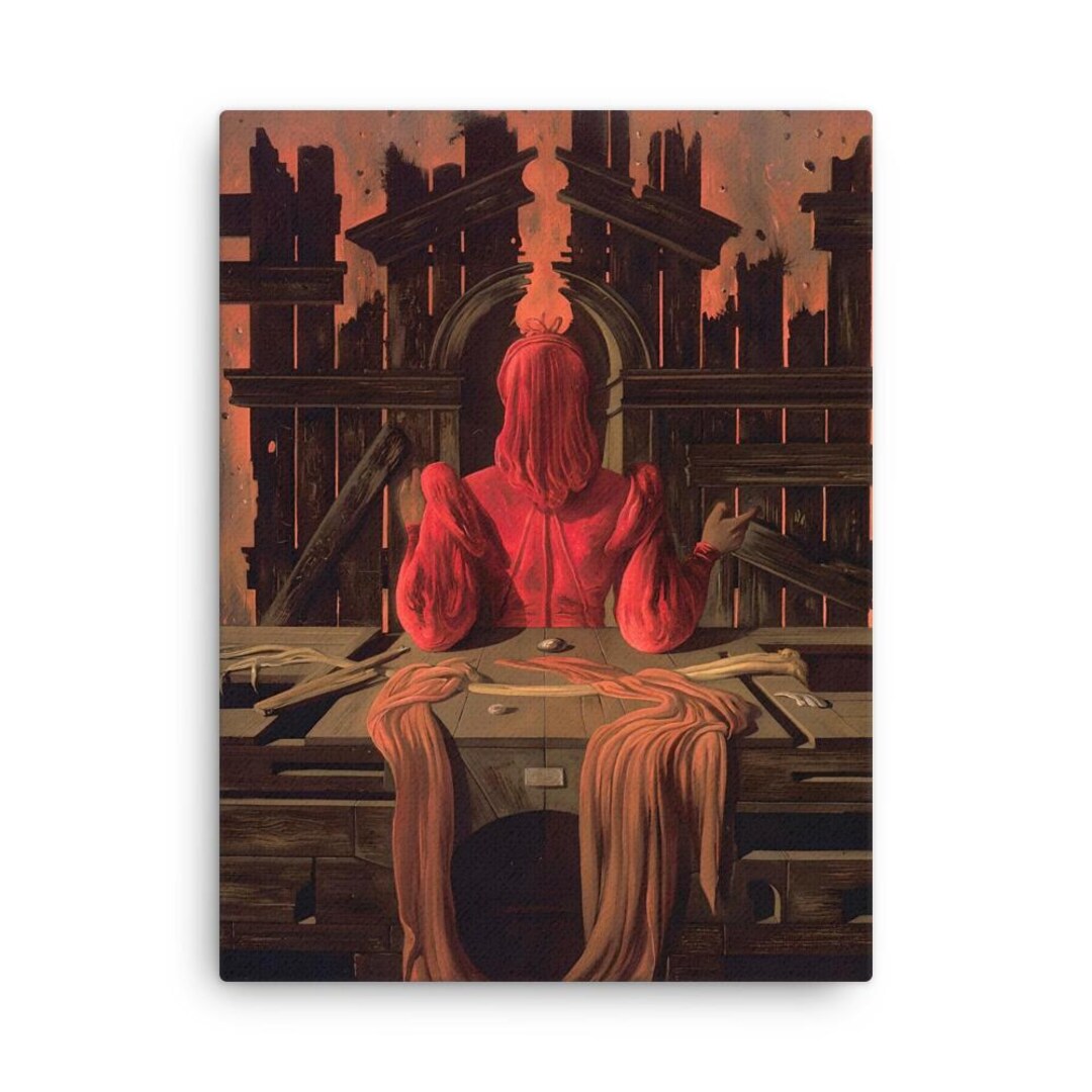 Cassandra by Eugene Berman Matte Canvas - Etsy