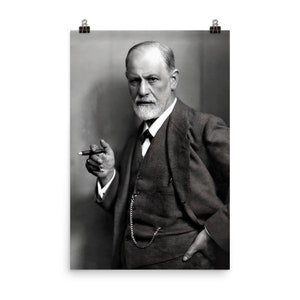 Sigmund Freud Matte Poster - Etsy