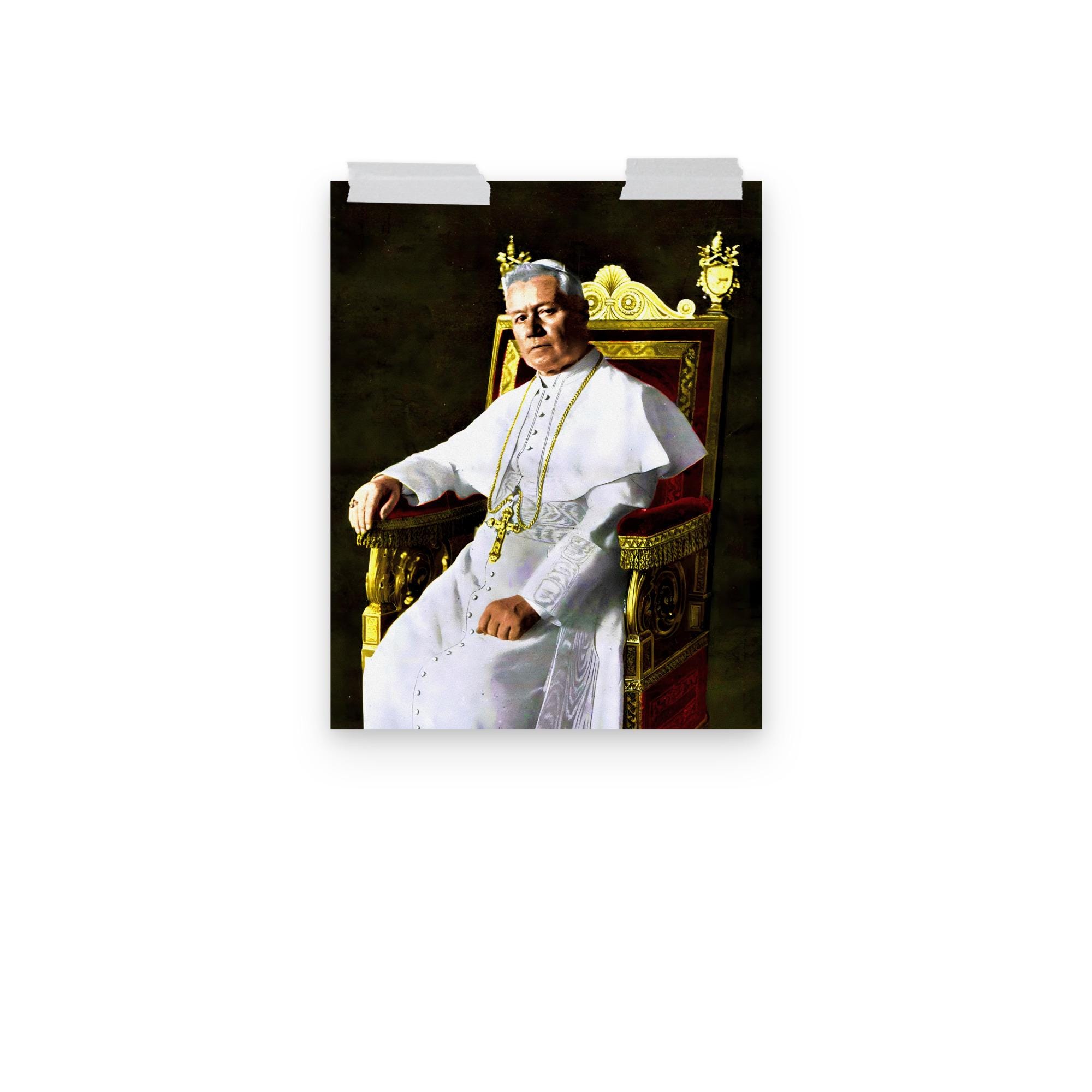 Pope Pius X Matte Poster - Etsy