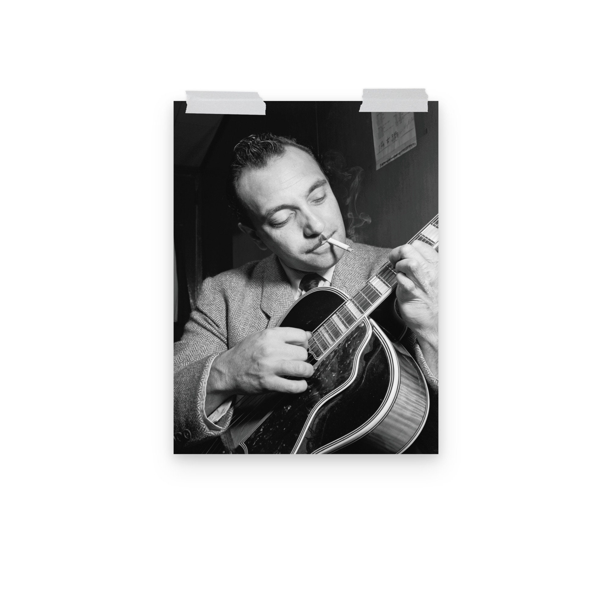 Django Reinhardt Matte Poster - Etsy