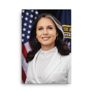 Tulsi Gabbard Official Portrait Canvas - Etsy