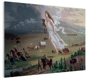 Manifest Destiny - American Progress by John Gast | Canvas Wall Art ...