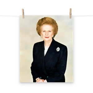 Prime Minister Margaret Thatcher Matte Poster - Etsy