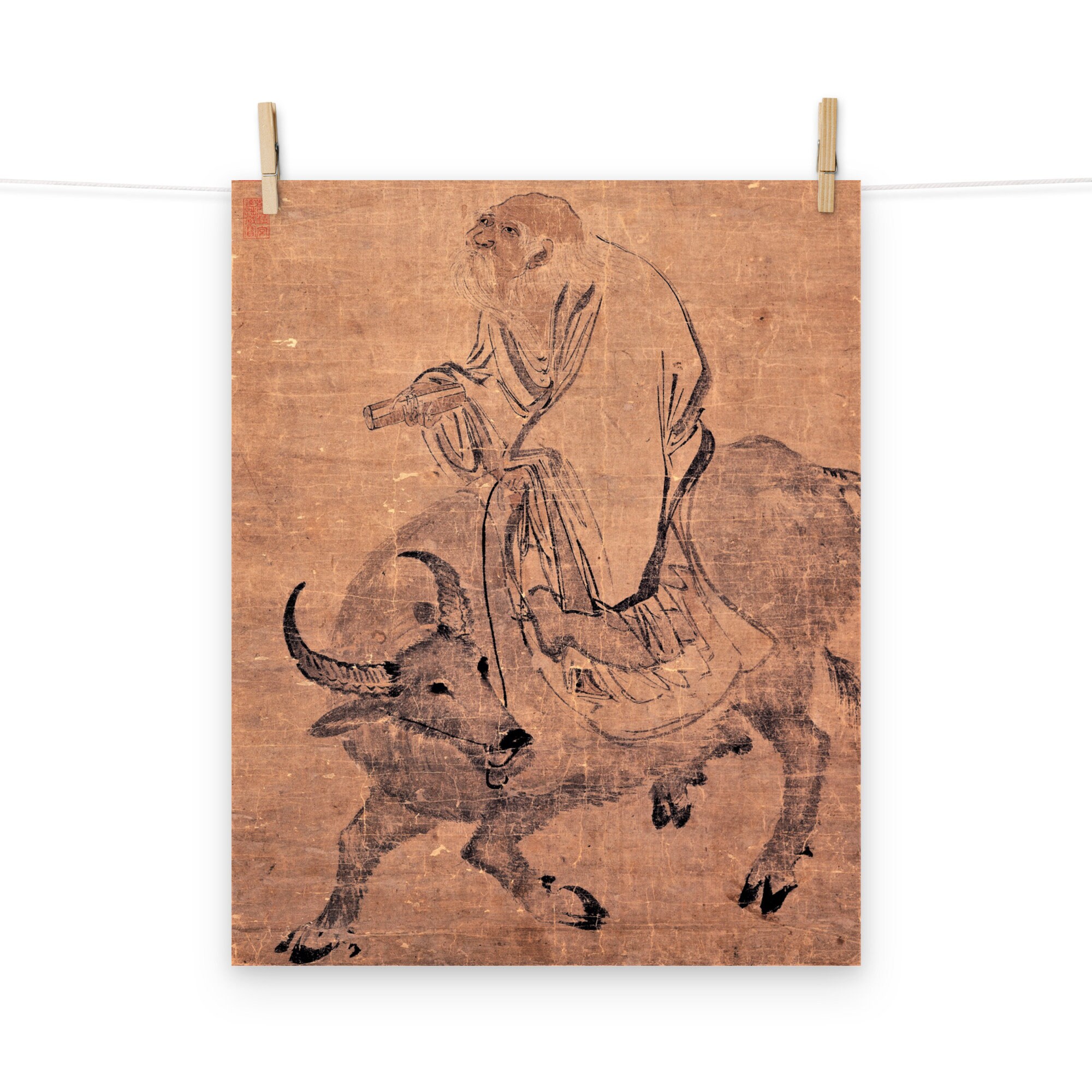 Lao Tzu, Taoist Art Matte Poster - Etsy