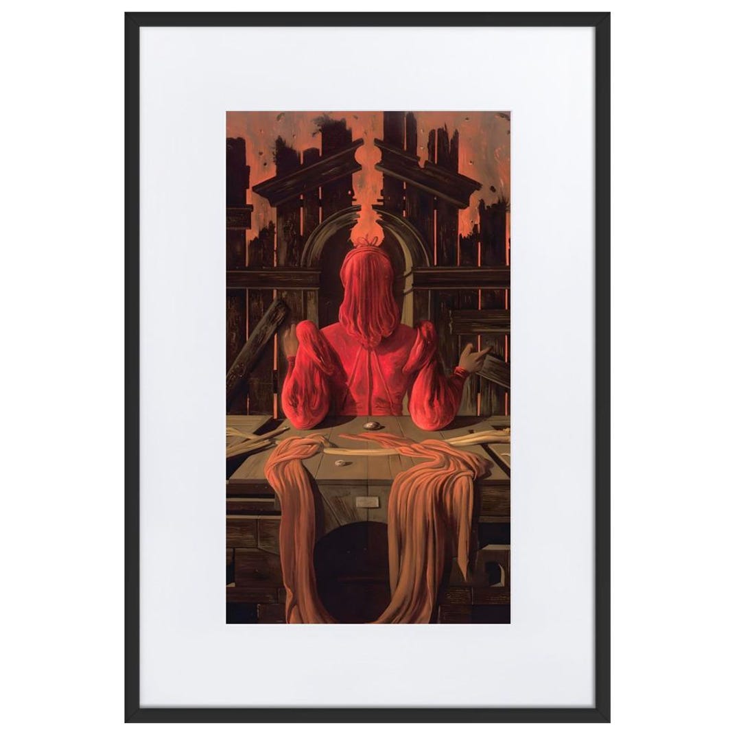 Cassandra by Eugene Berman Framed Poster With Mat - Etsy