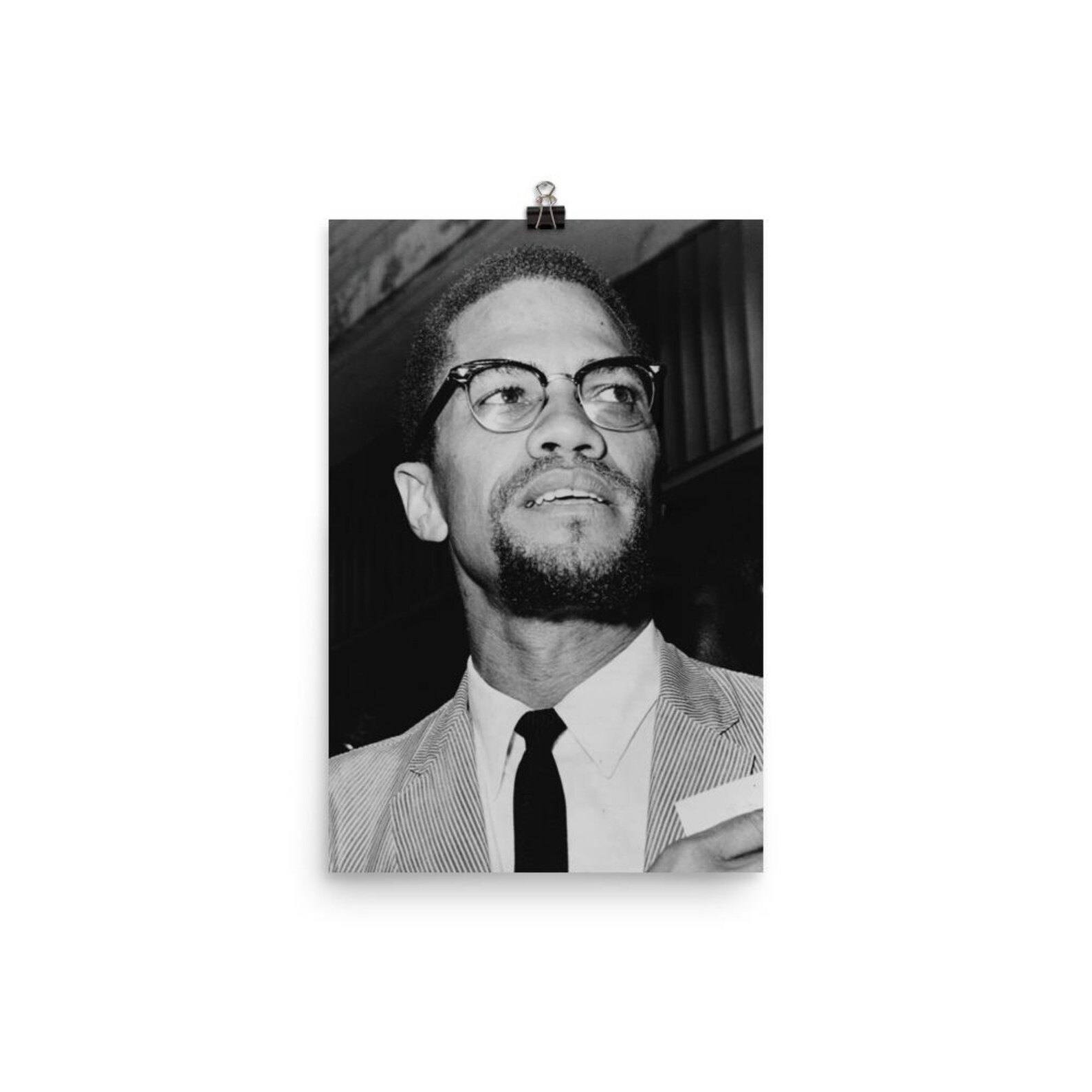 Malcolm X Matte Poster - Etsy