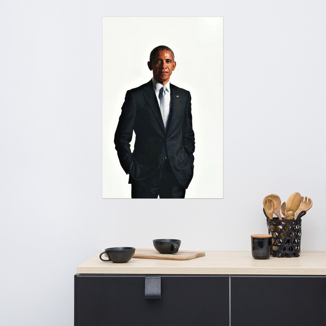 Barack Obama Official by Robert Mccurdy Portrait Poster - Etsy