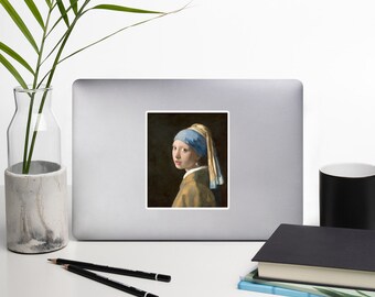 Girl With a Pearl Earring - Vermeer Masterpiece Sticker | Art History ...