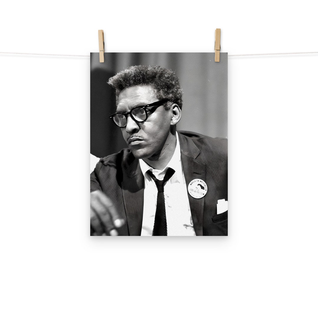 Bayard Rustin Matte Poster - Etsy