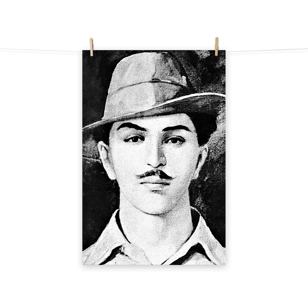 Bhagat Singh Matte Poster - Etsy