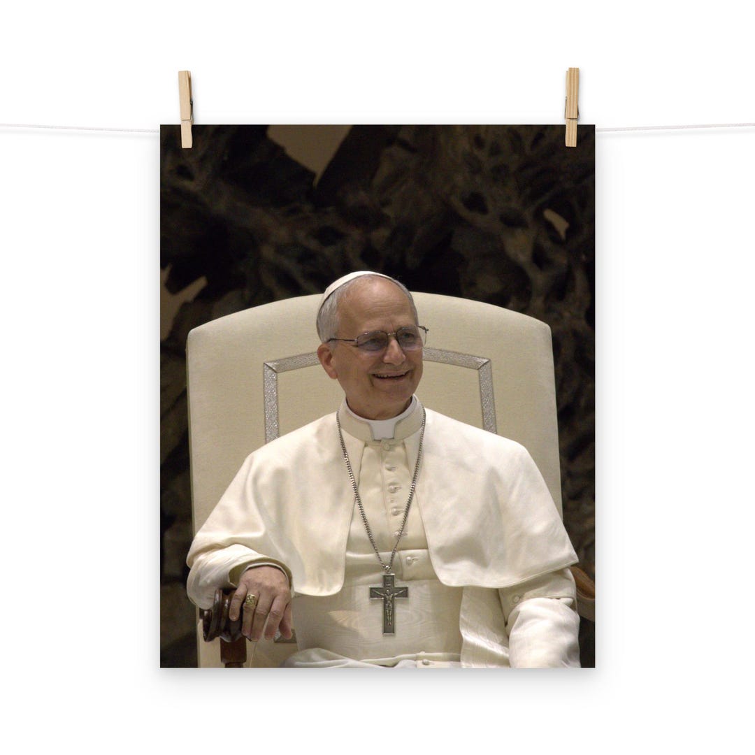 Pope Leo XIV Luster Poster - Etsy