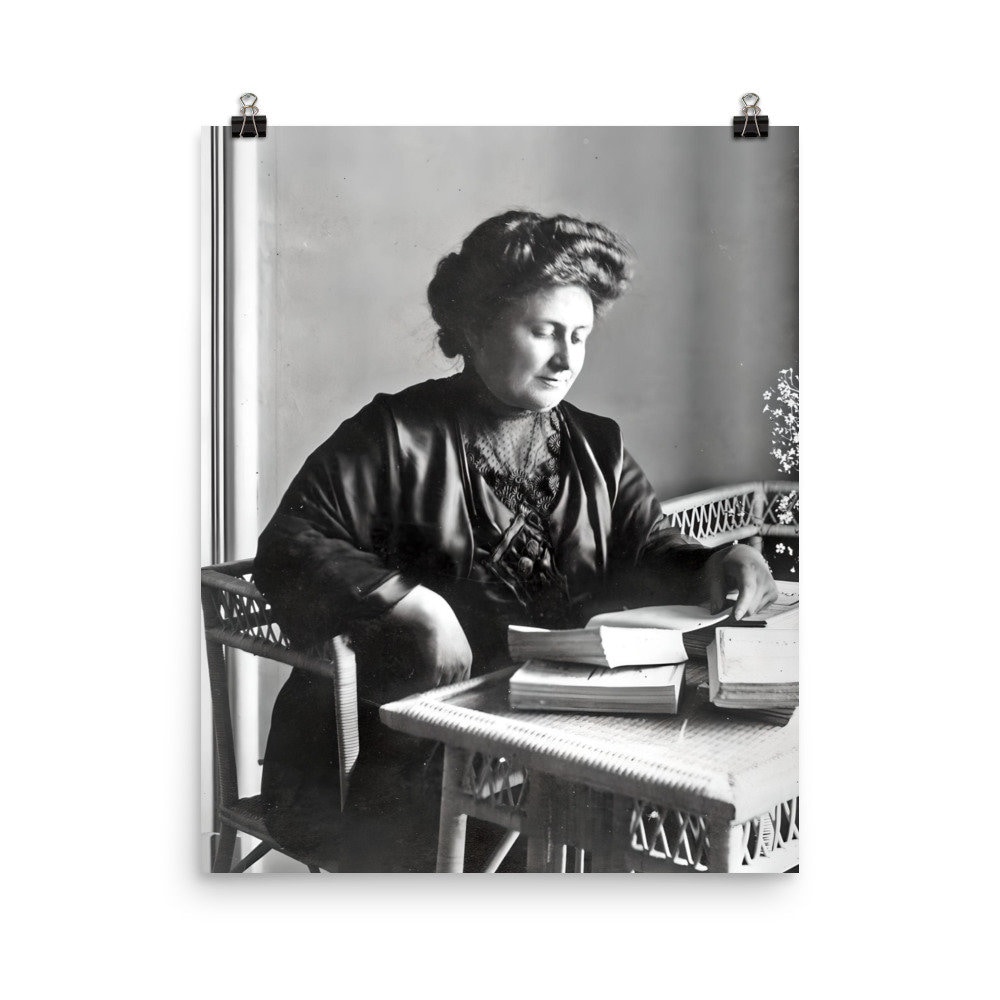 Maria Montessori Matte Poster - Etsy
