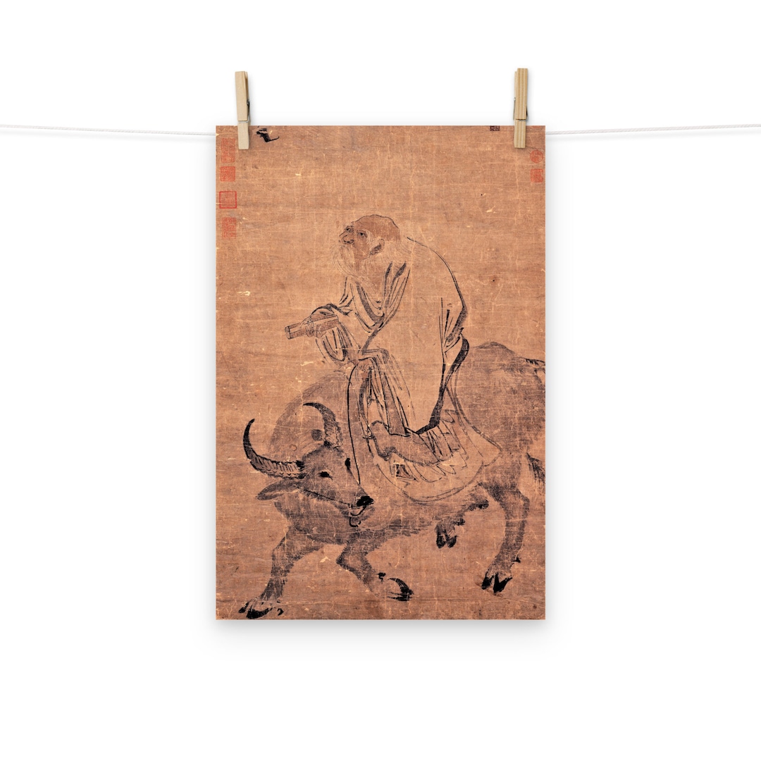Lao Tzu, Taoist Art Matte Poster - Etsy